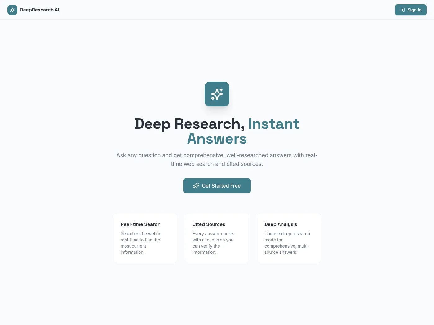 DeepResearch AI