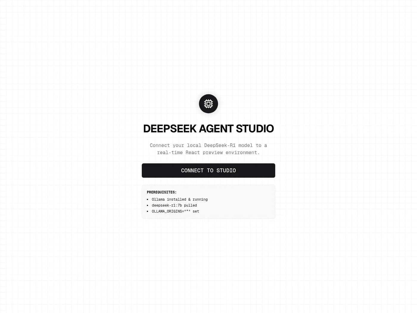 DeepSeek Agent Studio