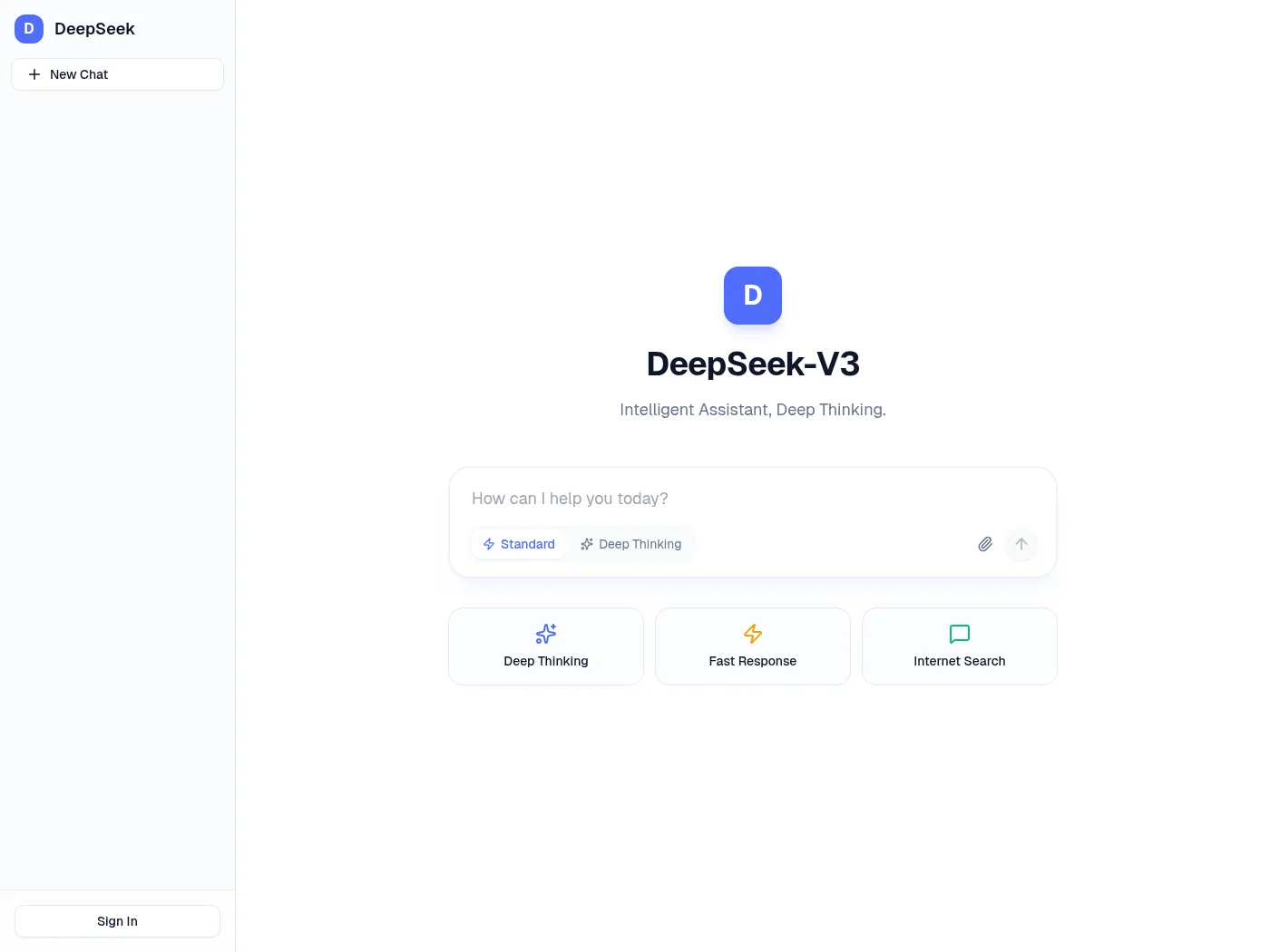 DeepSeek AI Clone