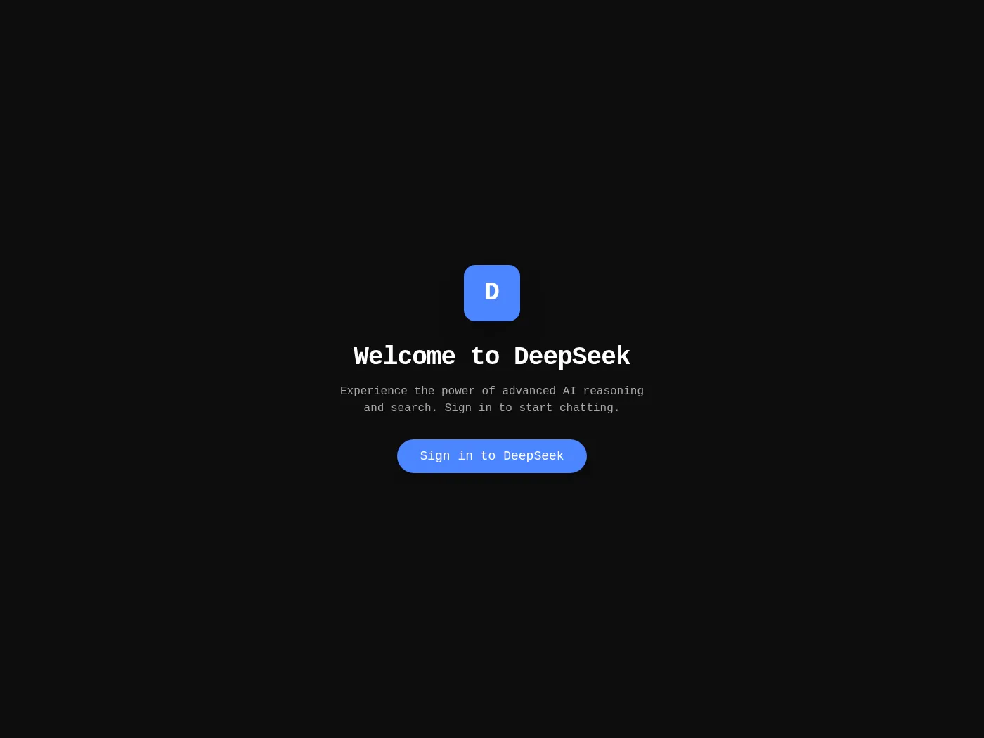 Deepseek Chat Clone