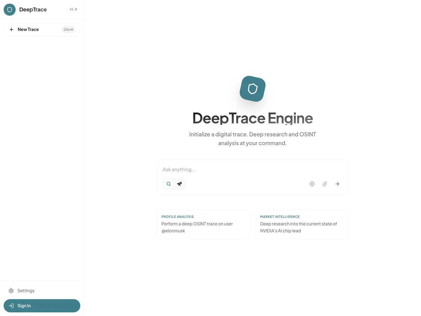 DeepTrace Agent