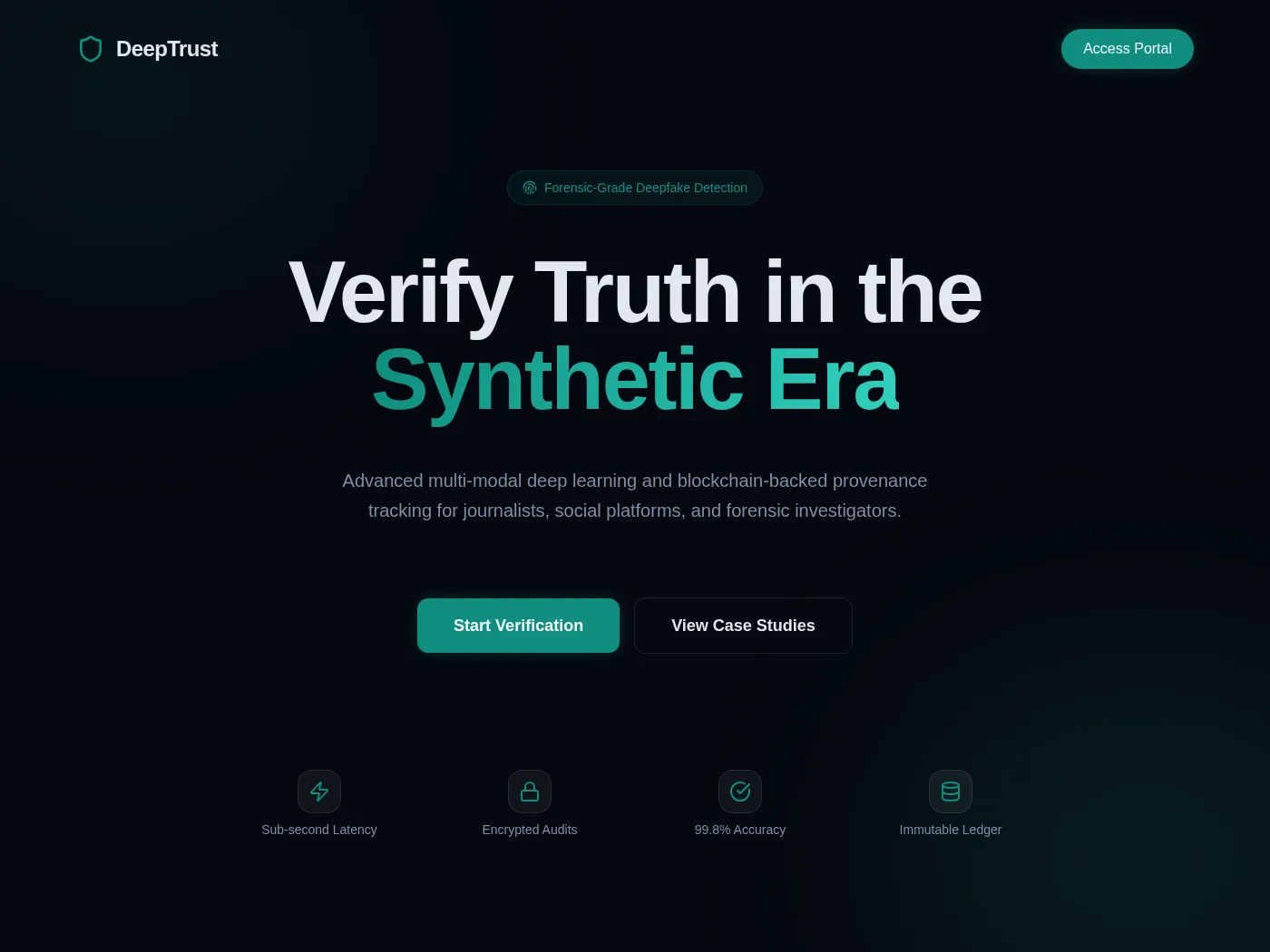 DeepTrust AI Verifier