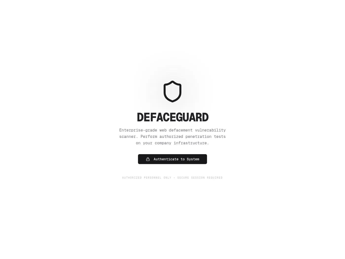 DefaceGuard Scanner