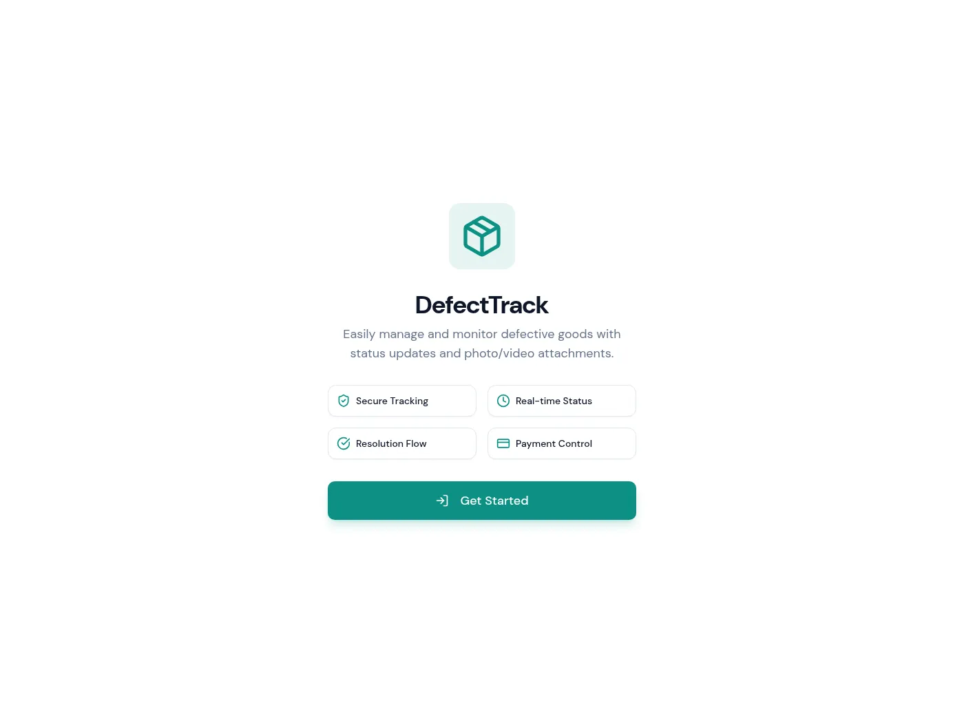 Defective Goods Tracker