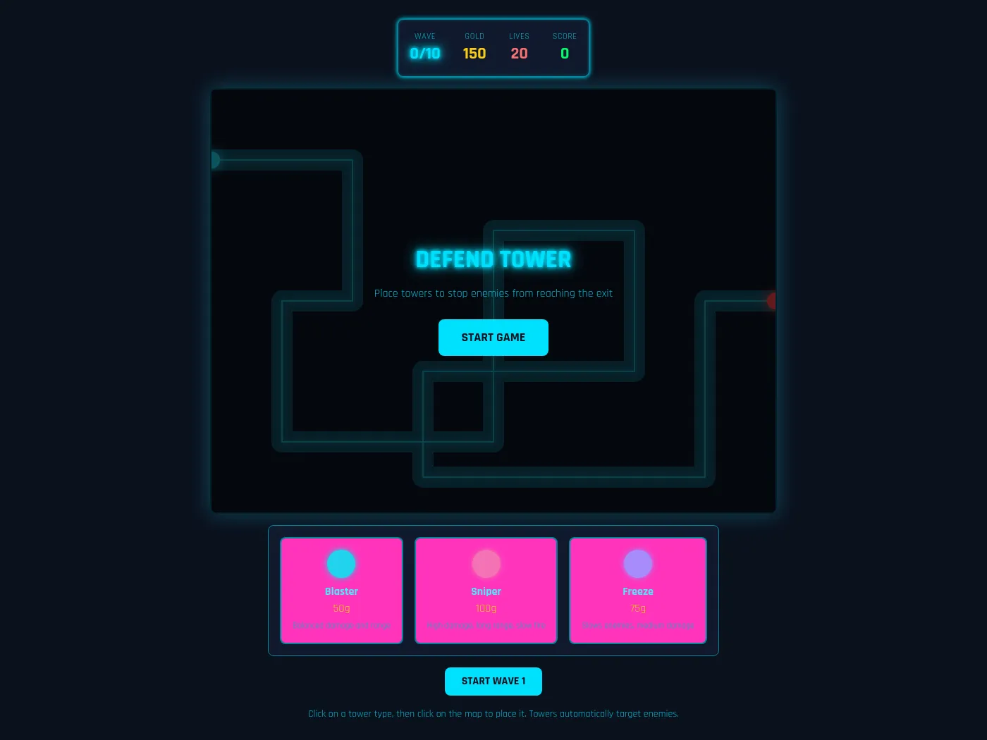 Defend Tower 2D