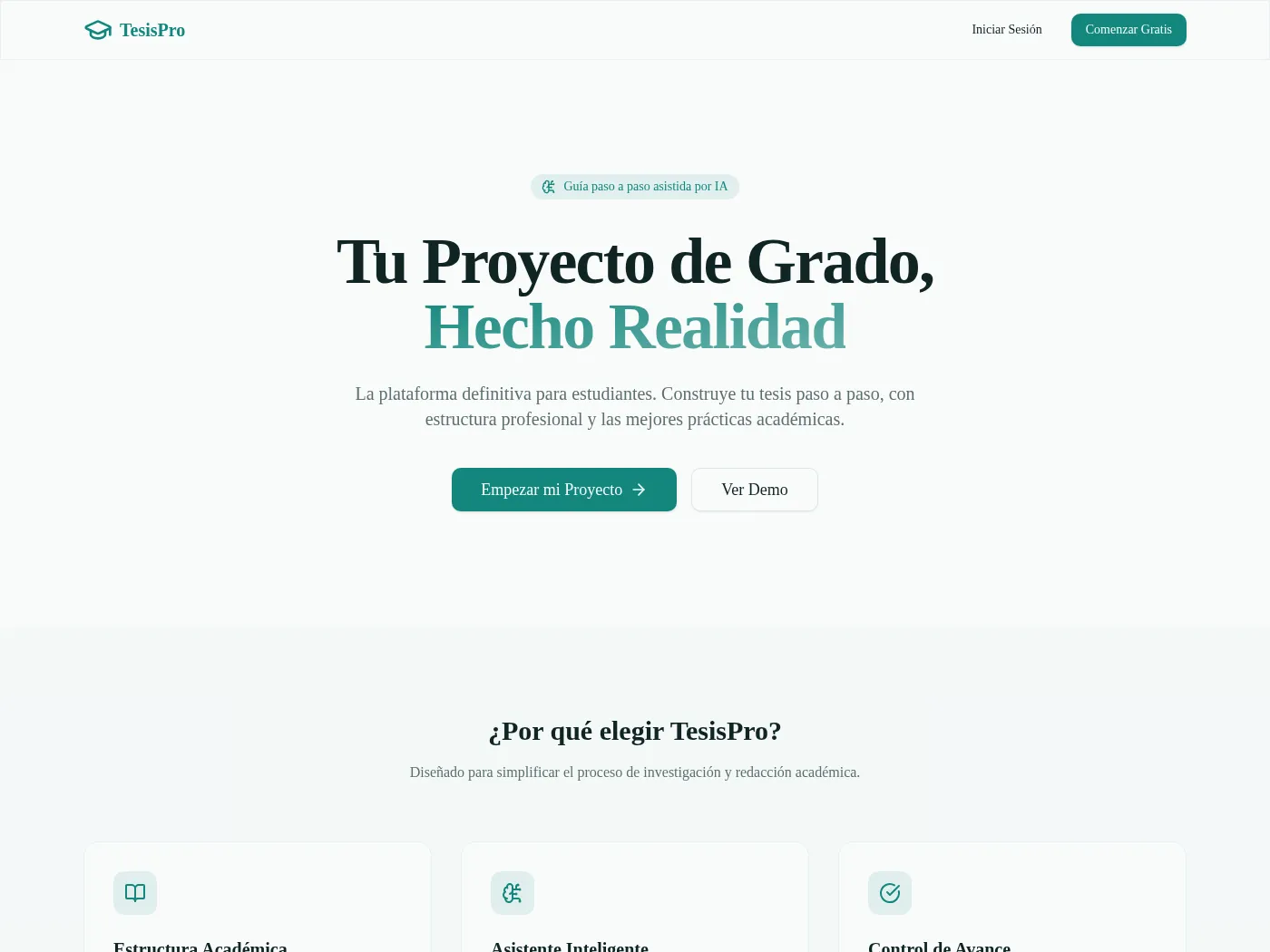 Degree Project Builder