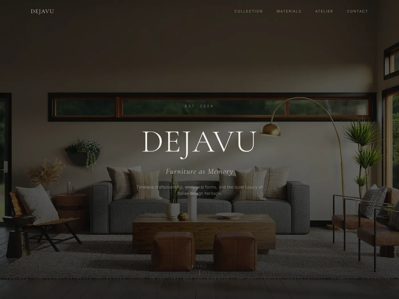 DEJAVU Luxury Brand Site
