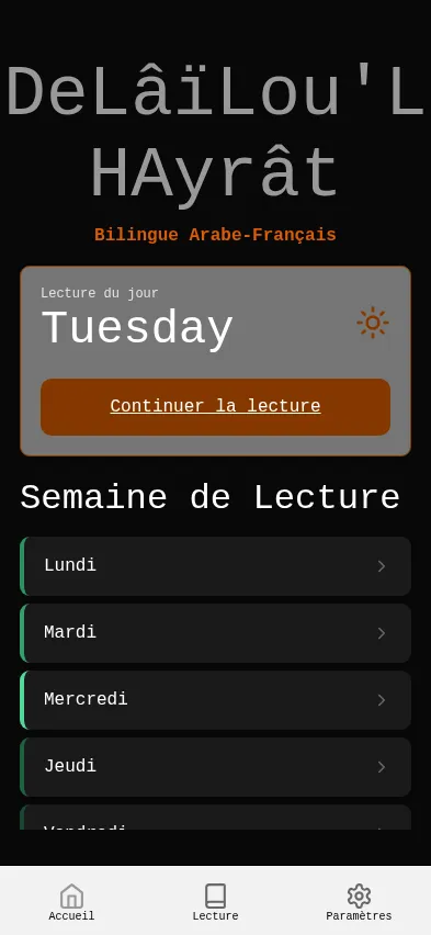 DeLâïLou'L HAyrât Bilingue