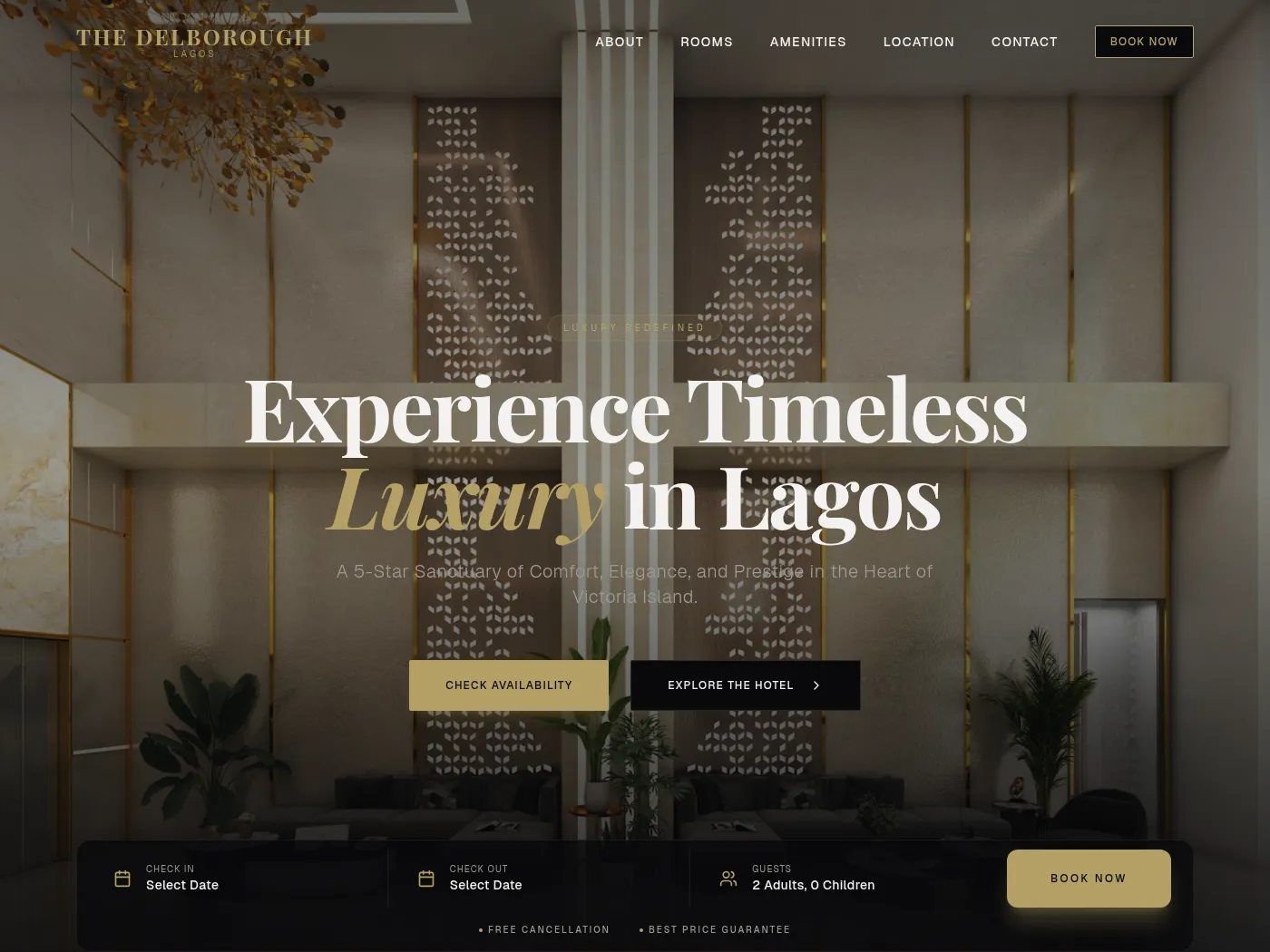Delborough Lagos Luxury Site