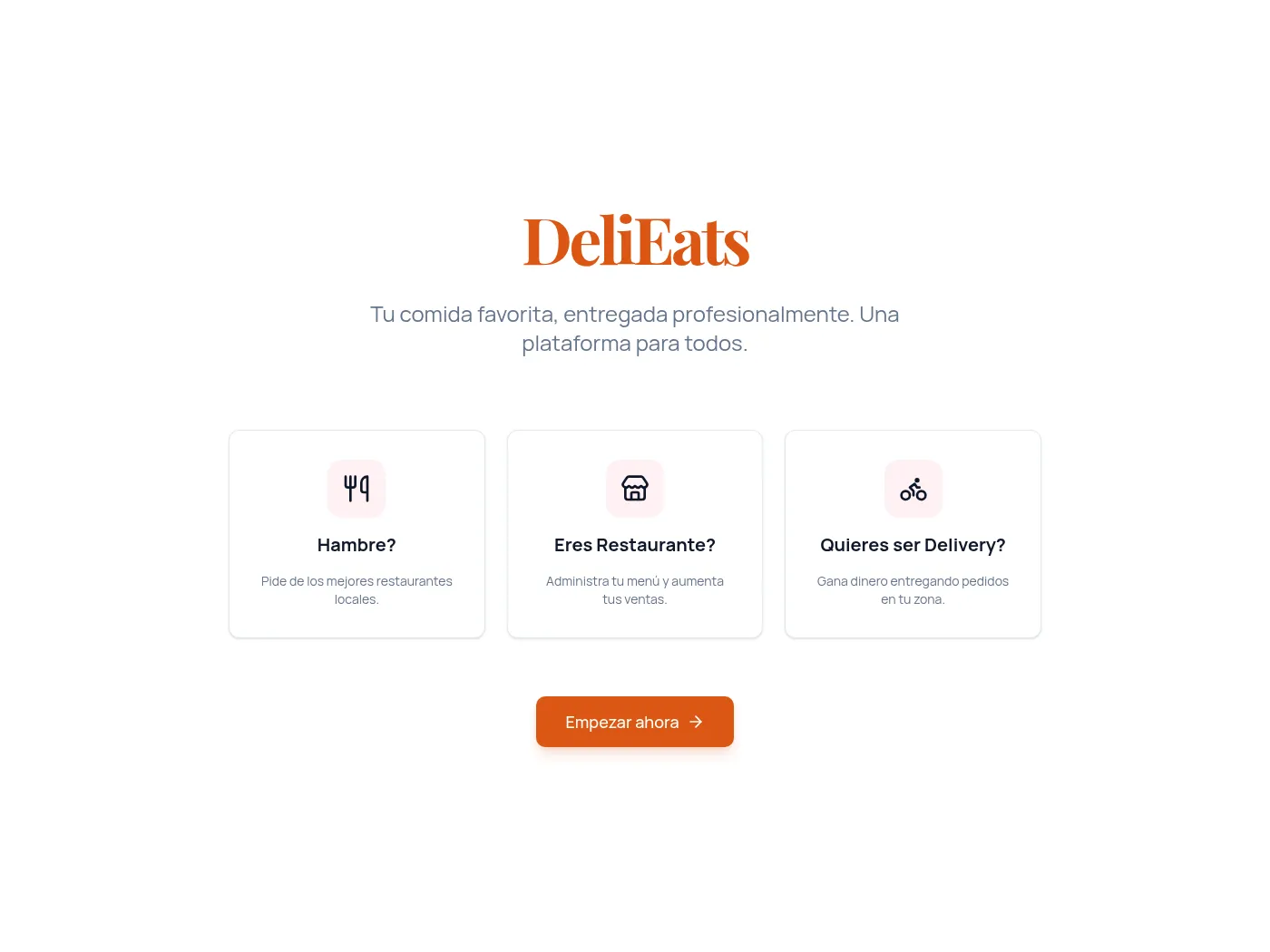 DeliEats Platform