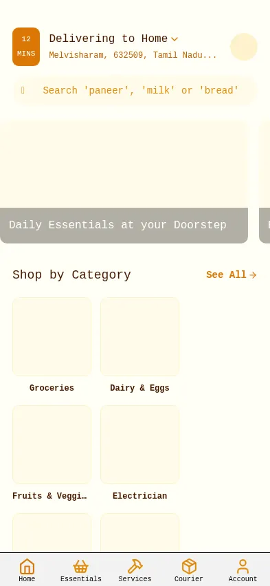 DeliShare Local Delivery App