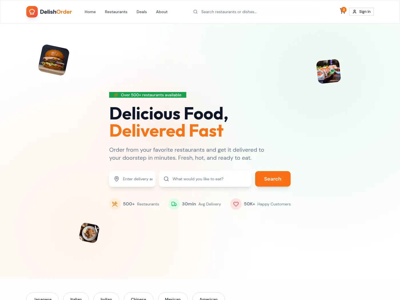 DelishOrder Hub