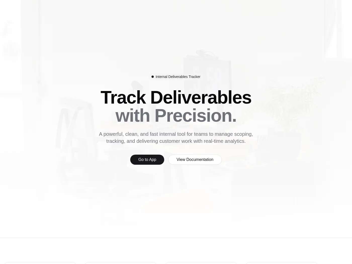 Deliverables Tracker Pro