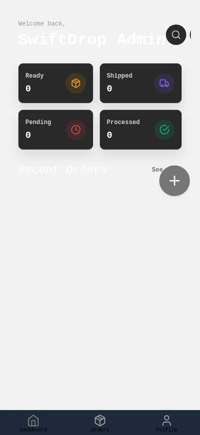 SwiftDrop Delivery App