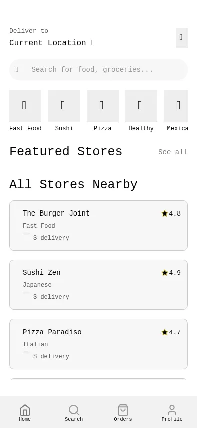 SwiftDeliver App