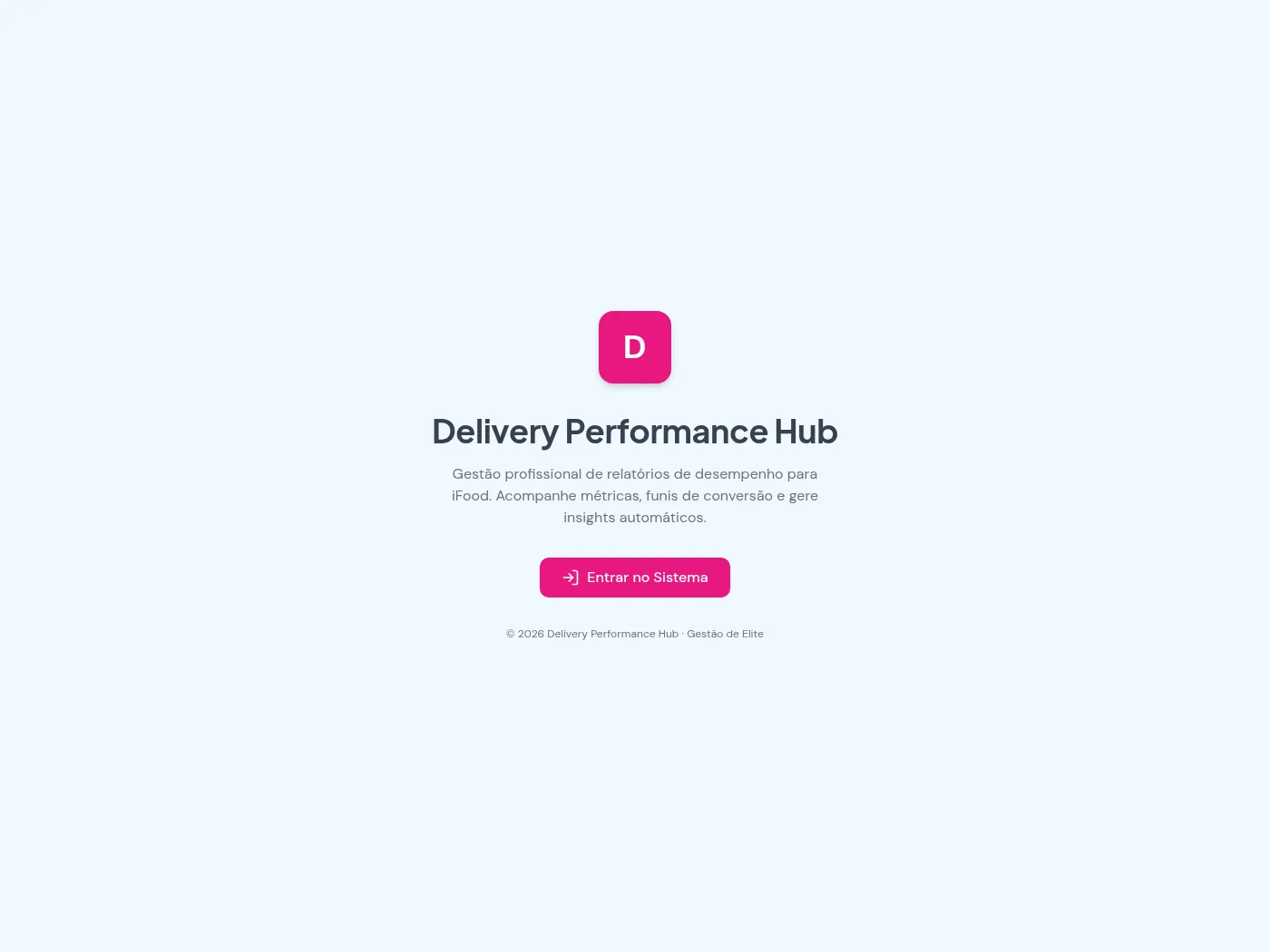 Delivery Performance Hub