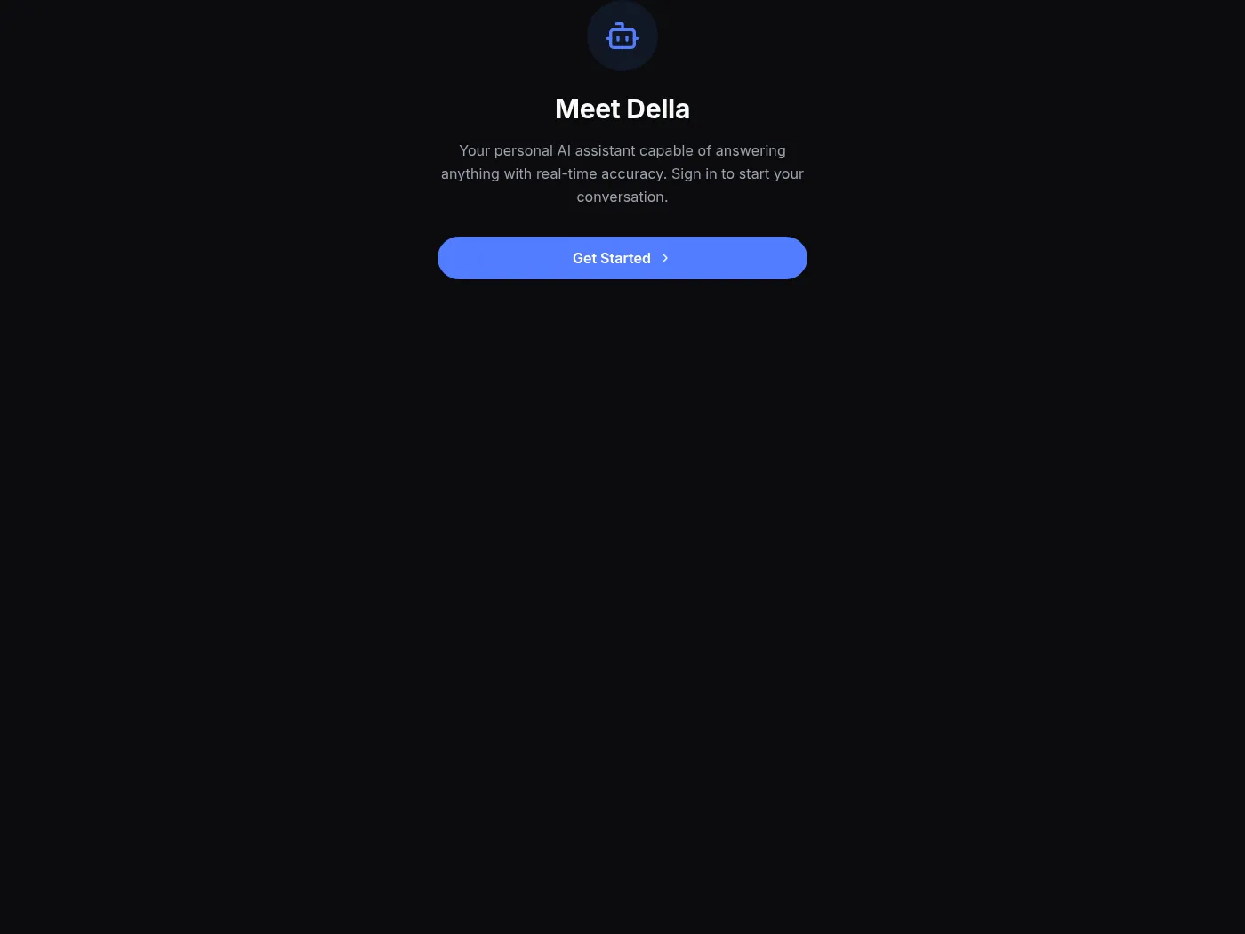 Della AI Chat Website