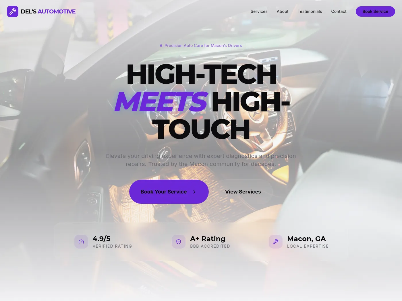 Del's Automotive Digital Hub