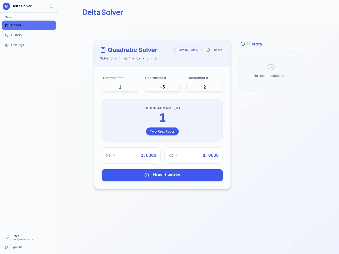 Delta Math Solver