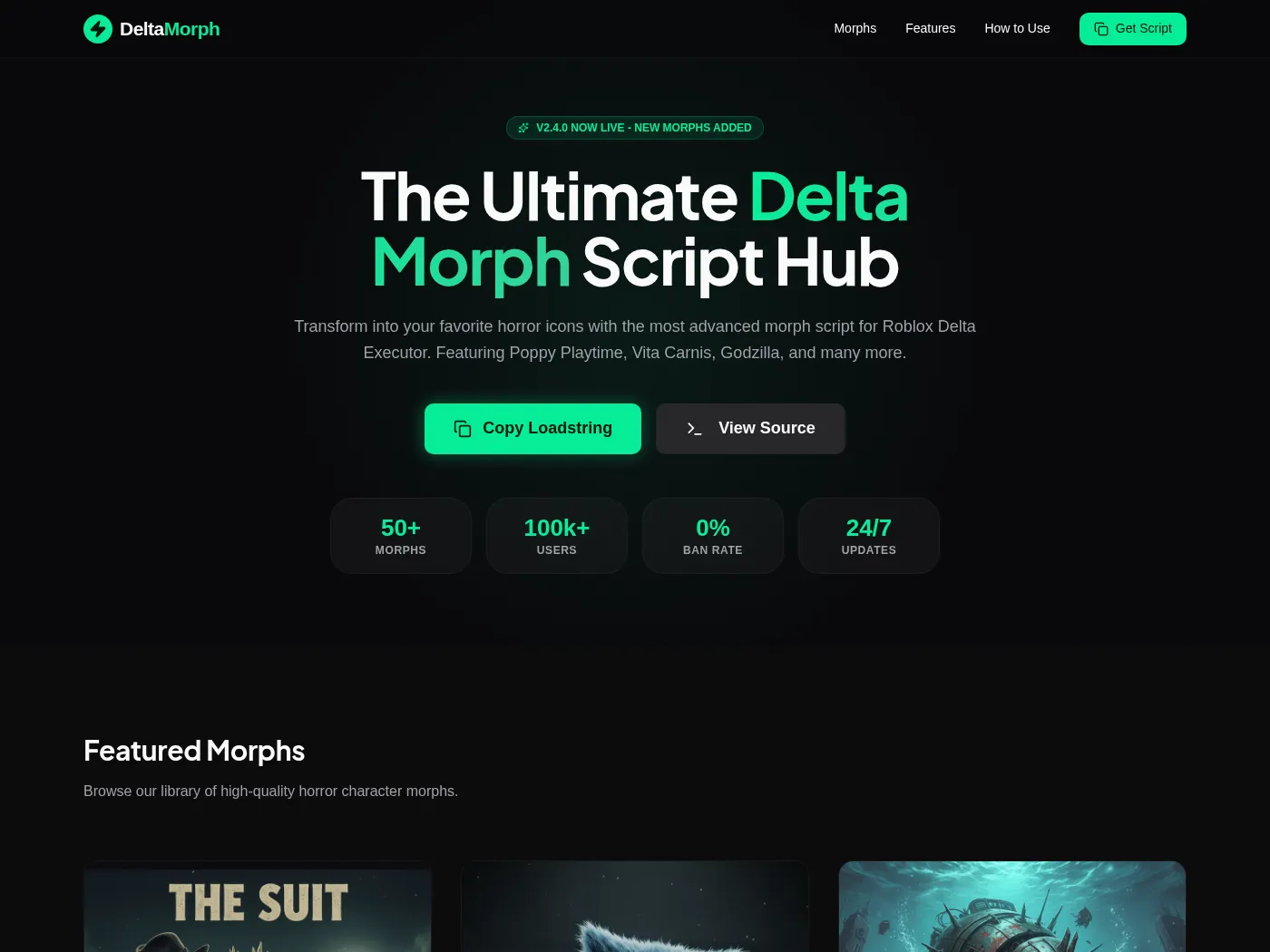 Delta Morph Script Hub