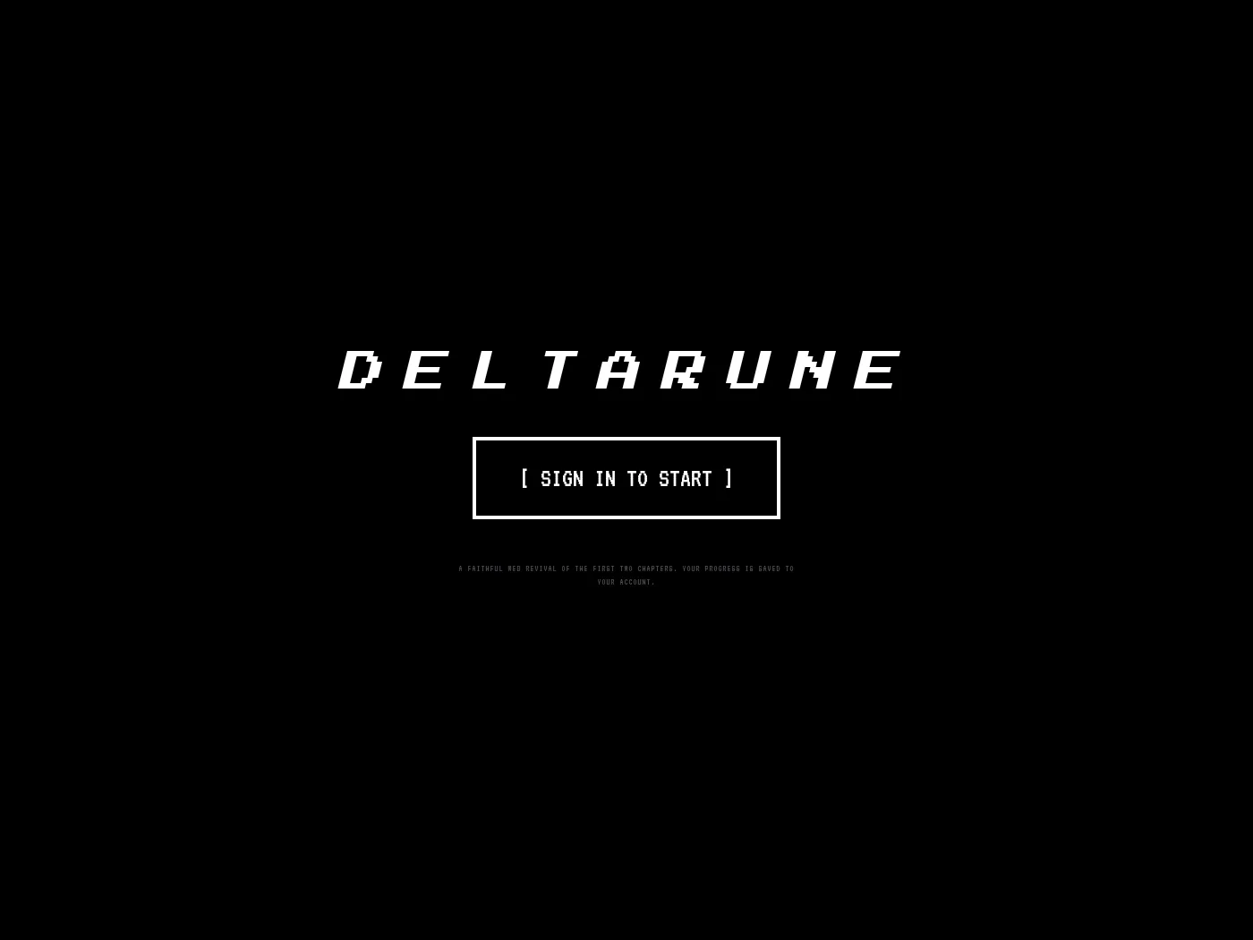 Deltarune Web Remake
