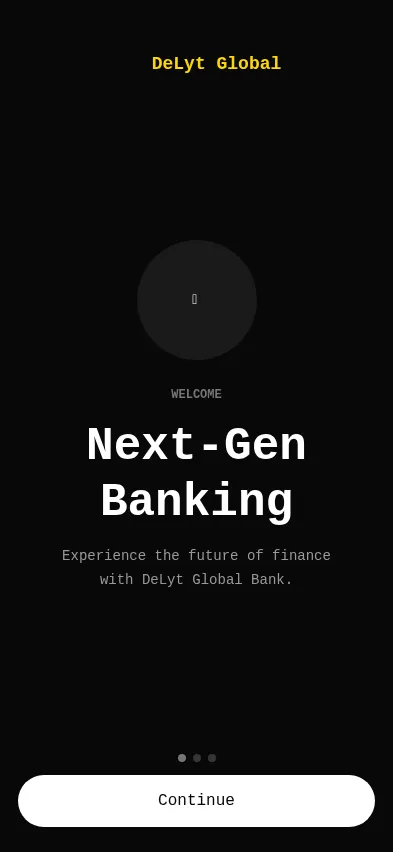 DeLyt Global Bank Website