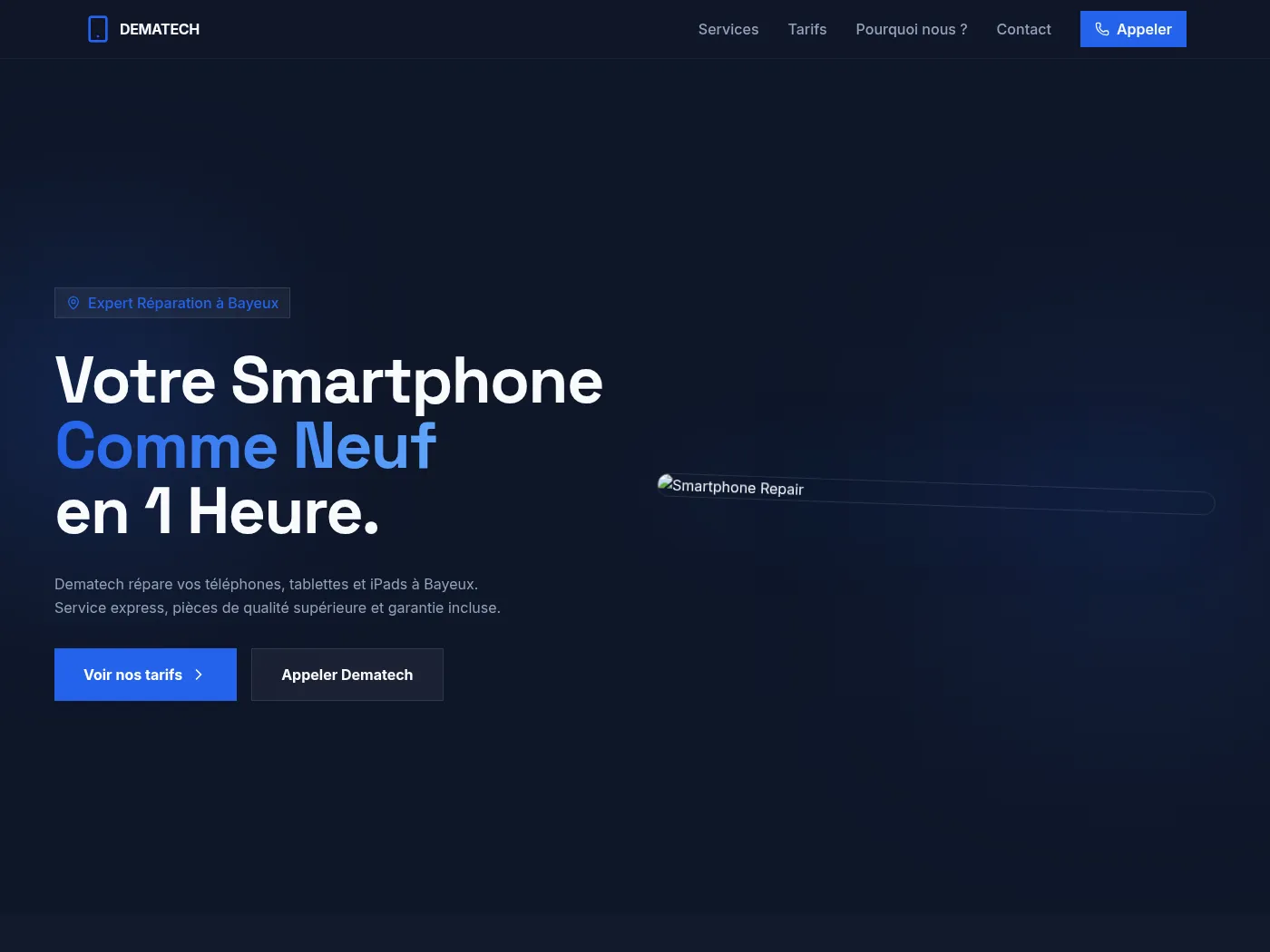 Dematech Phone Repair Site