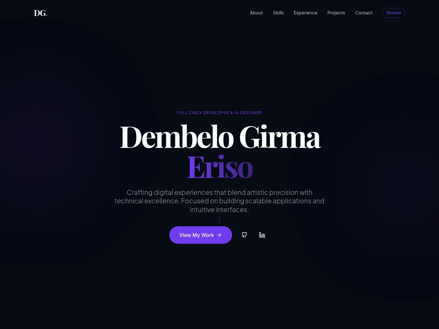 Dembelo Girma Portfolio