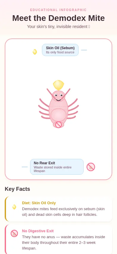 Demodex Mite Infographic