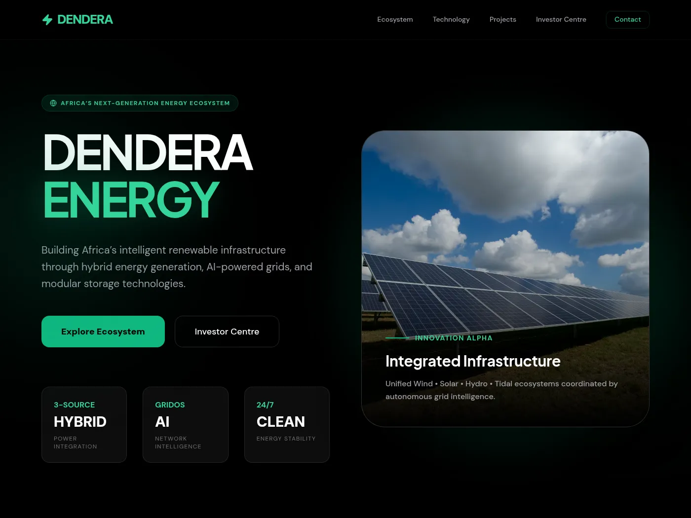 Dendera Energy Website