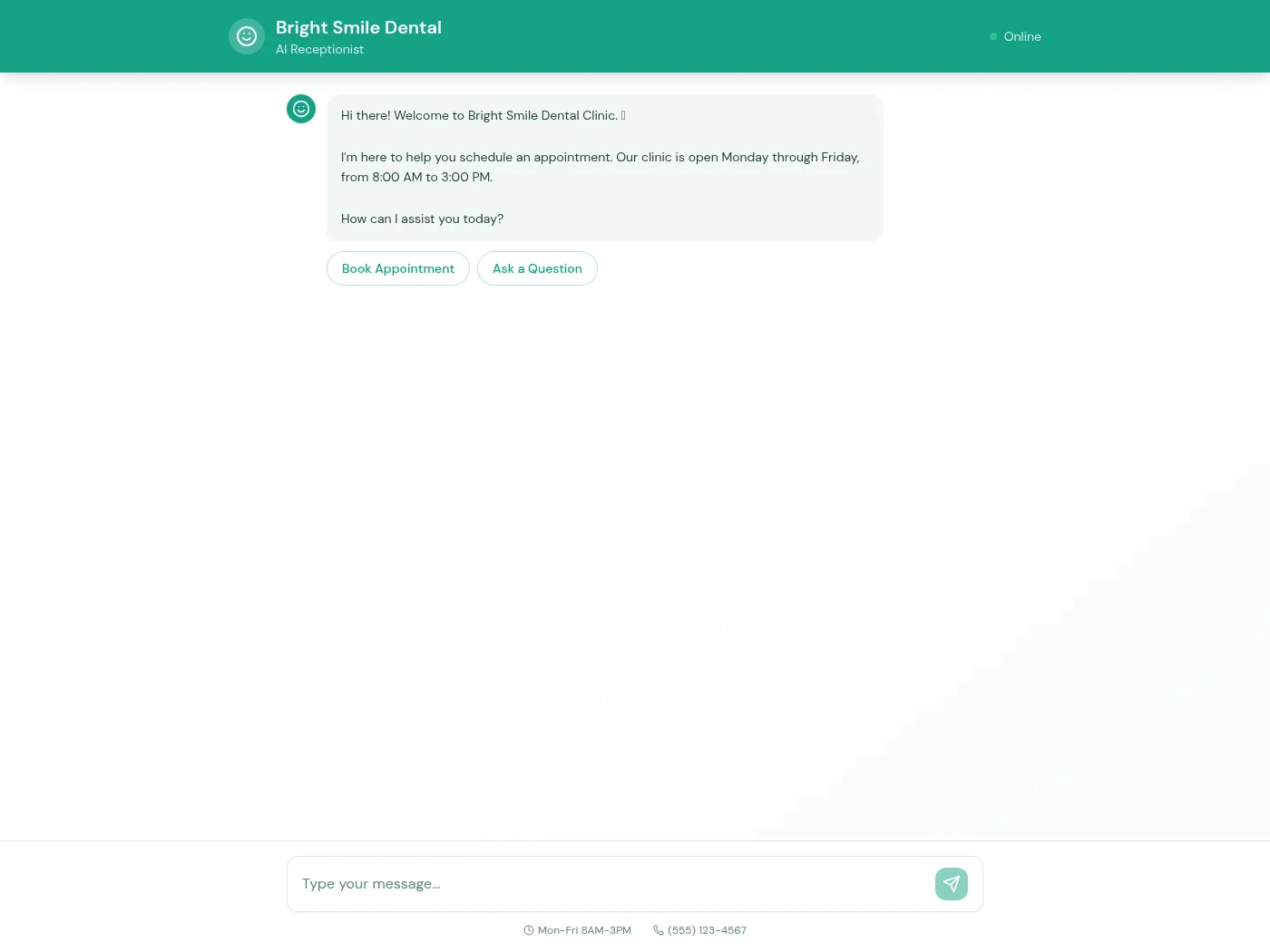 Dental AI Receptionist