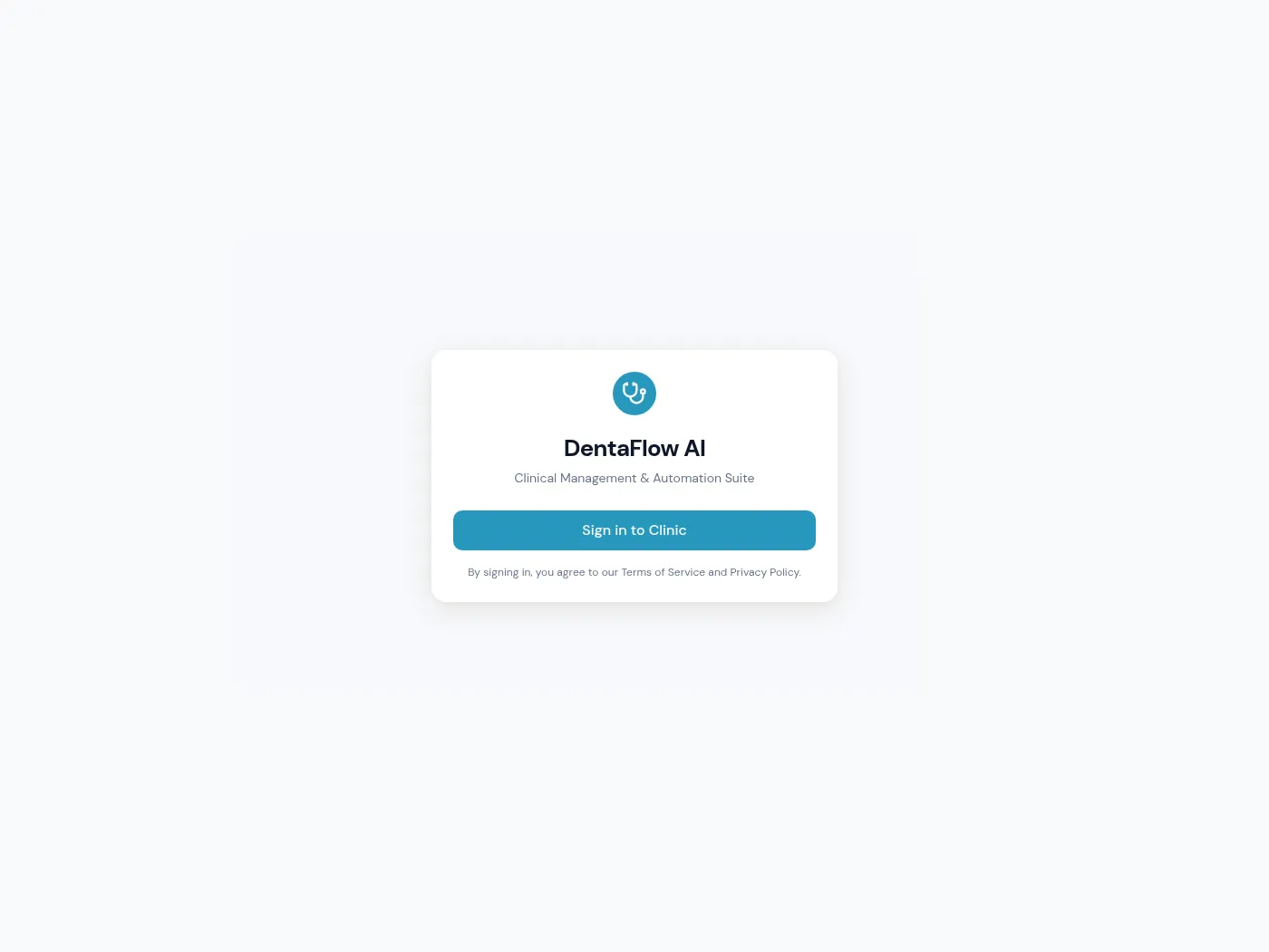 Dental AI Clinic Suite