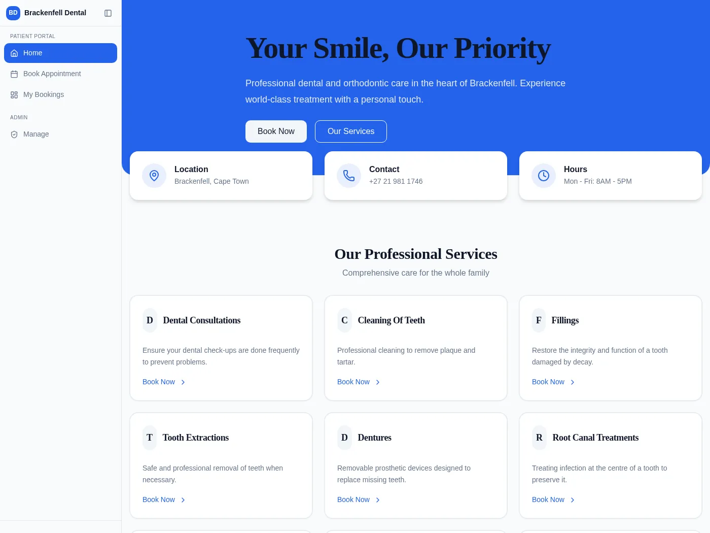 Brackenfell Dental Bookings