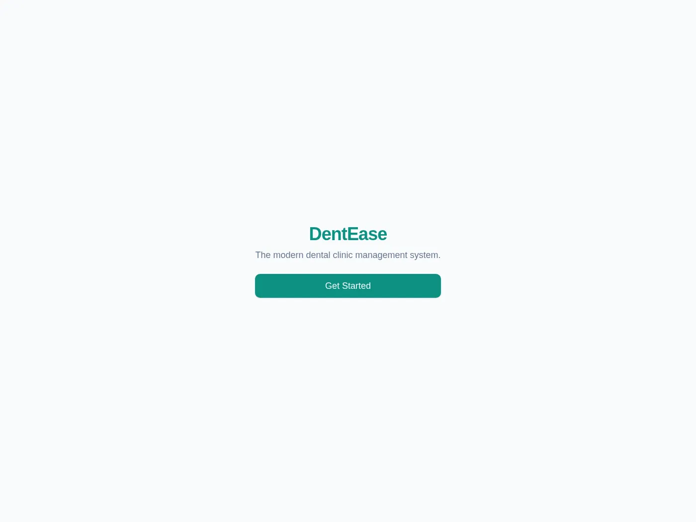 DentEase Clinic Manager