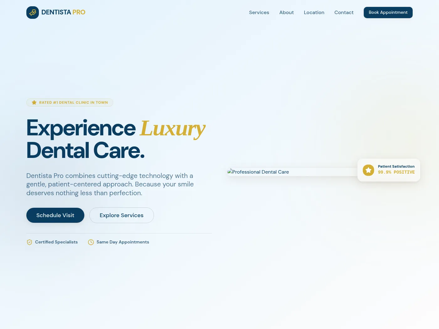 Dentista Pro Website