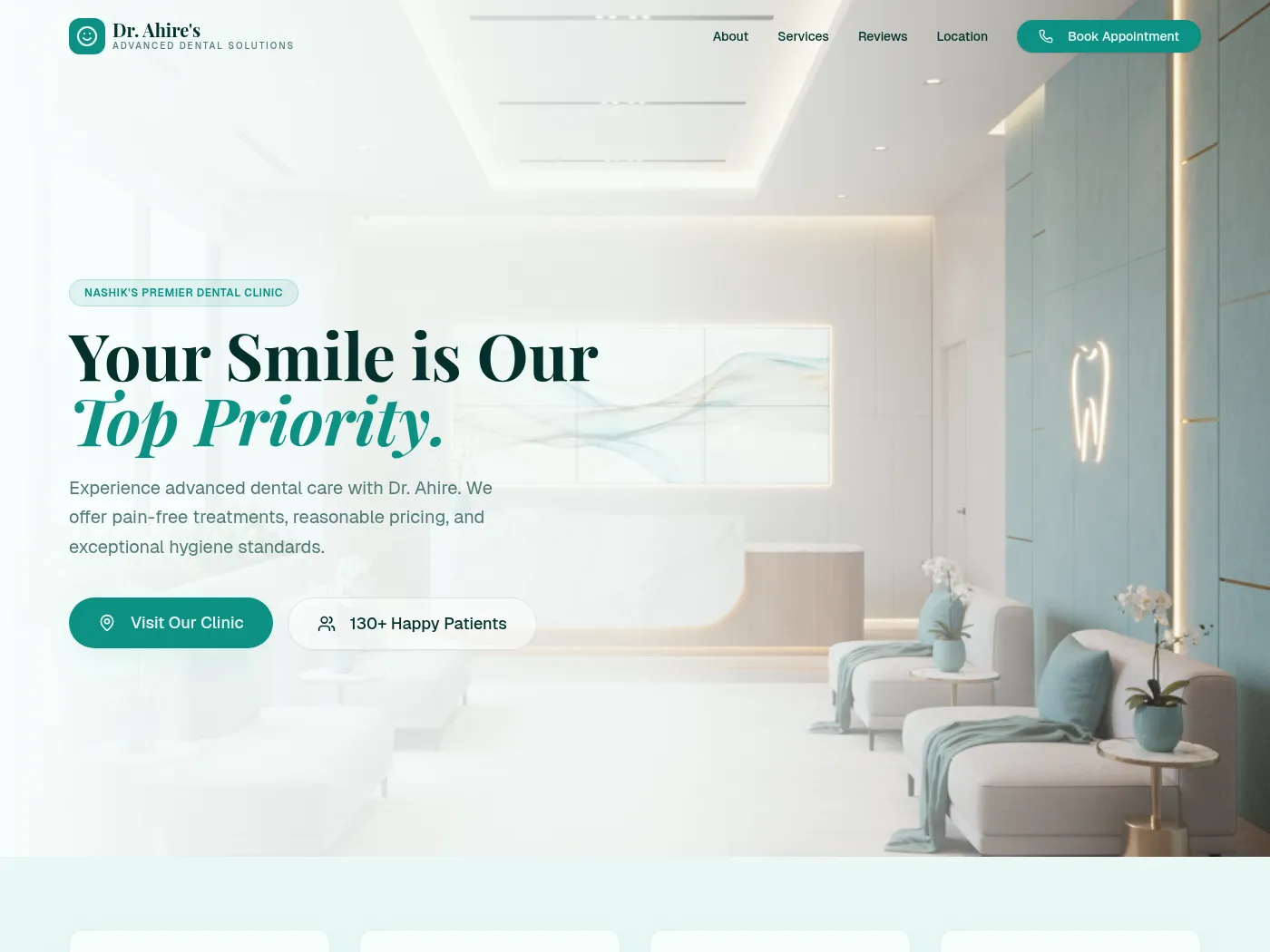Dr. Ahire Dental Web