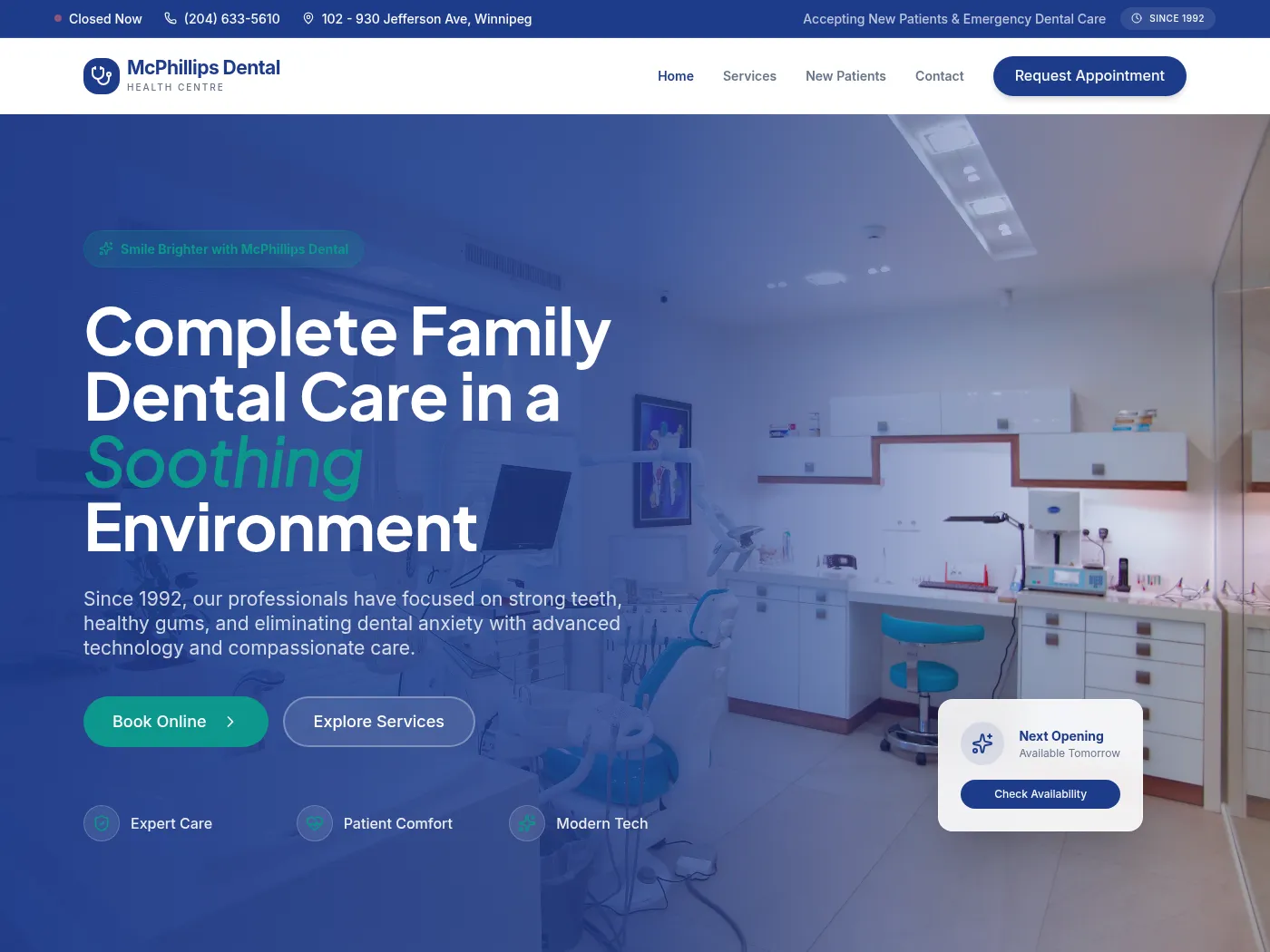 McPhillips Dental Web App