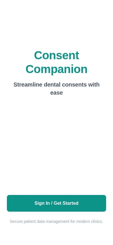 Dental Consent Companion