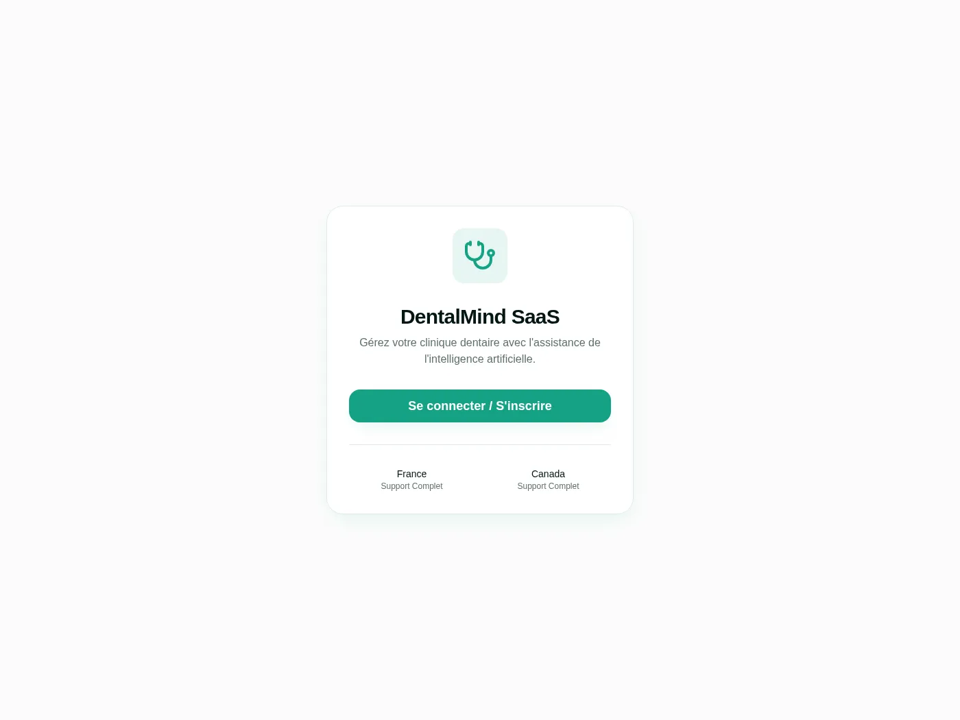 DentalClinic SaaS