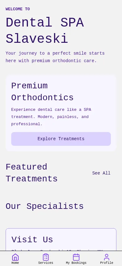 Dental SPA Scheduler
