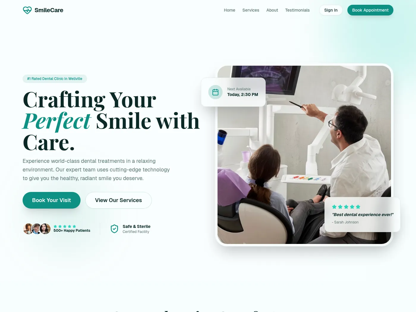 SmileCare Website