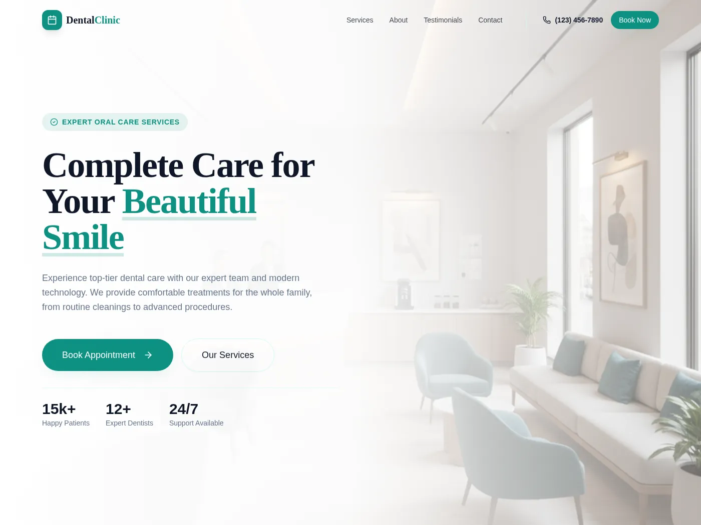 Dental Clinic Website