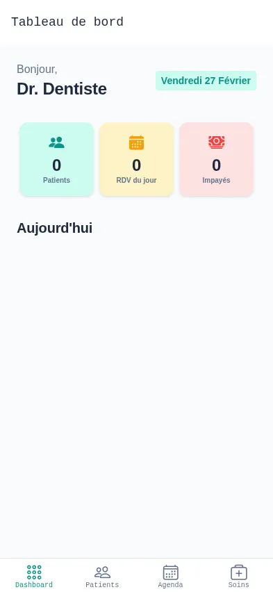 DentalCab Gestion Mobile