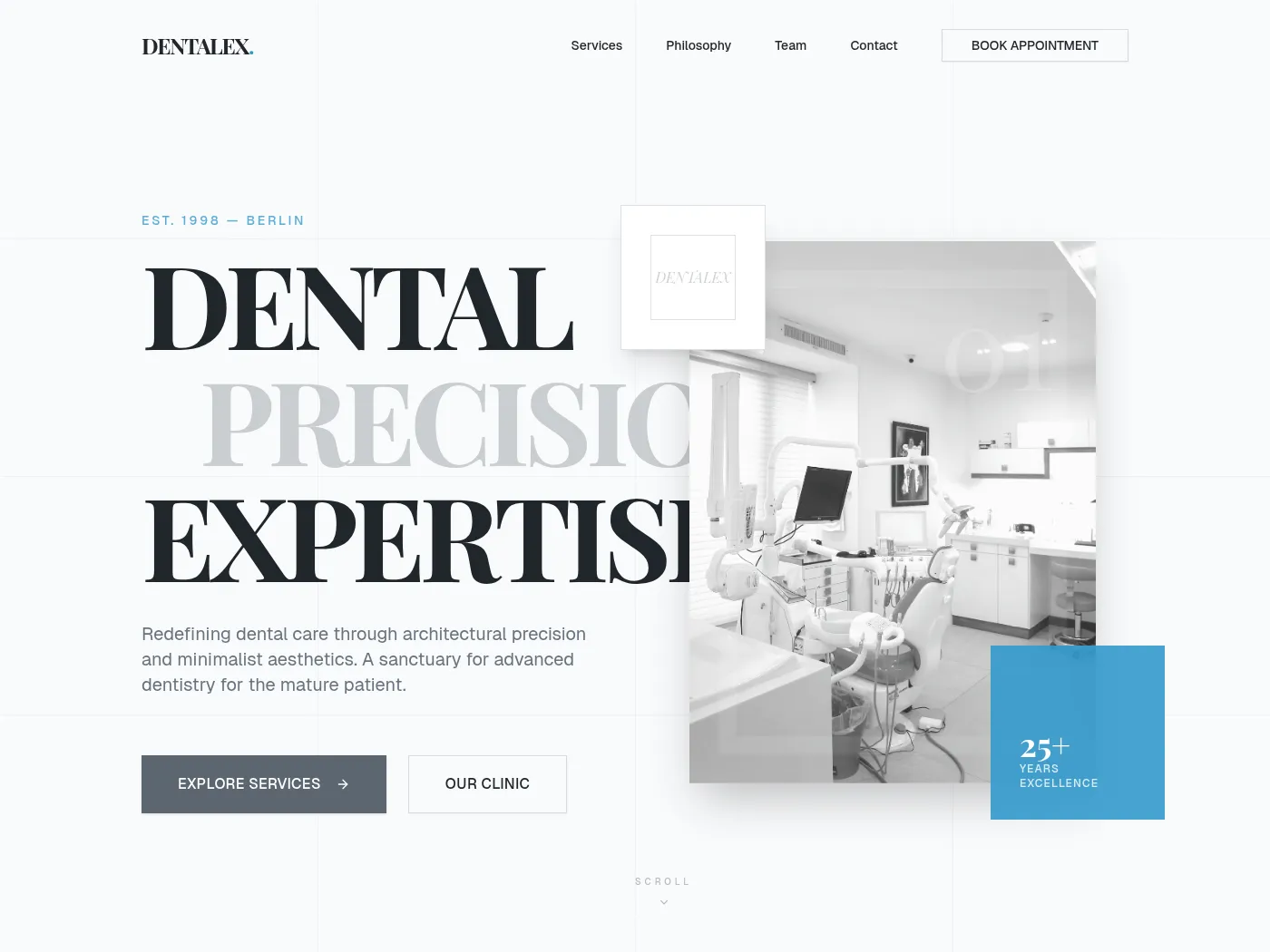 Dentalex Web Redesign