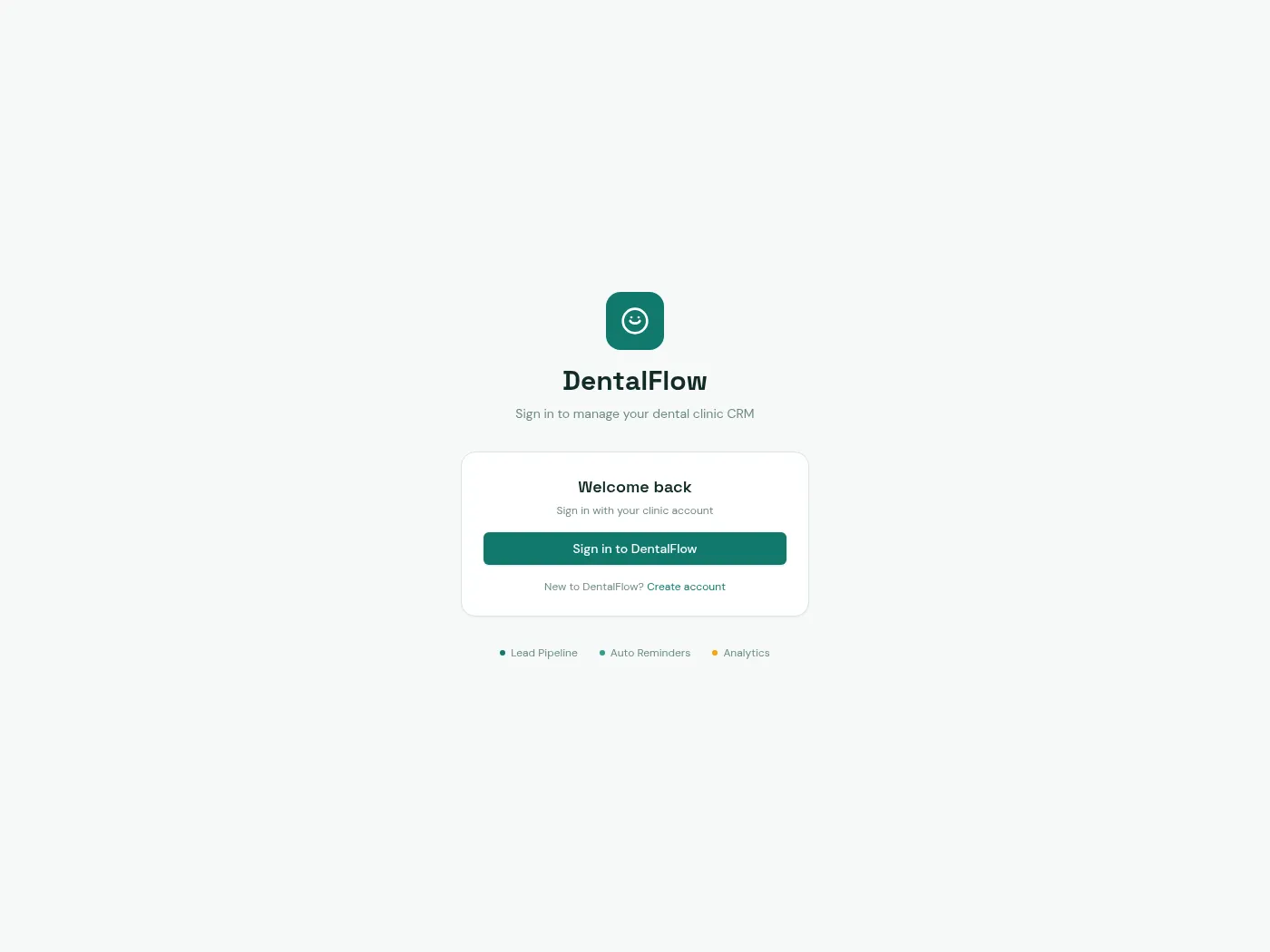 DentalFlow CRM
