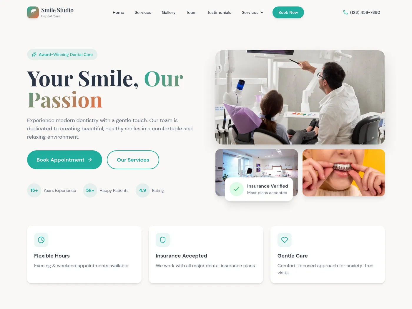 Dentist Interactive Site