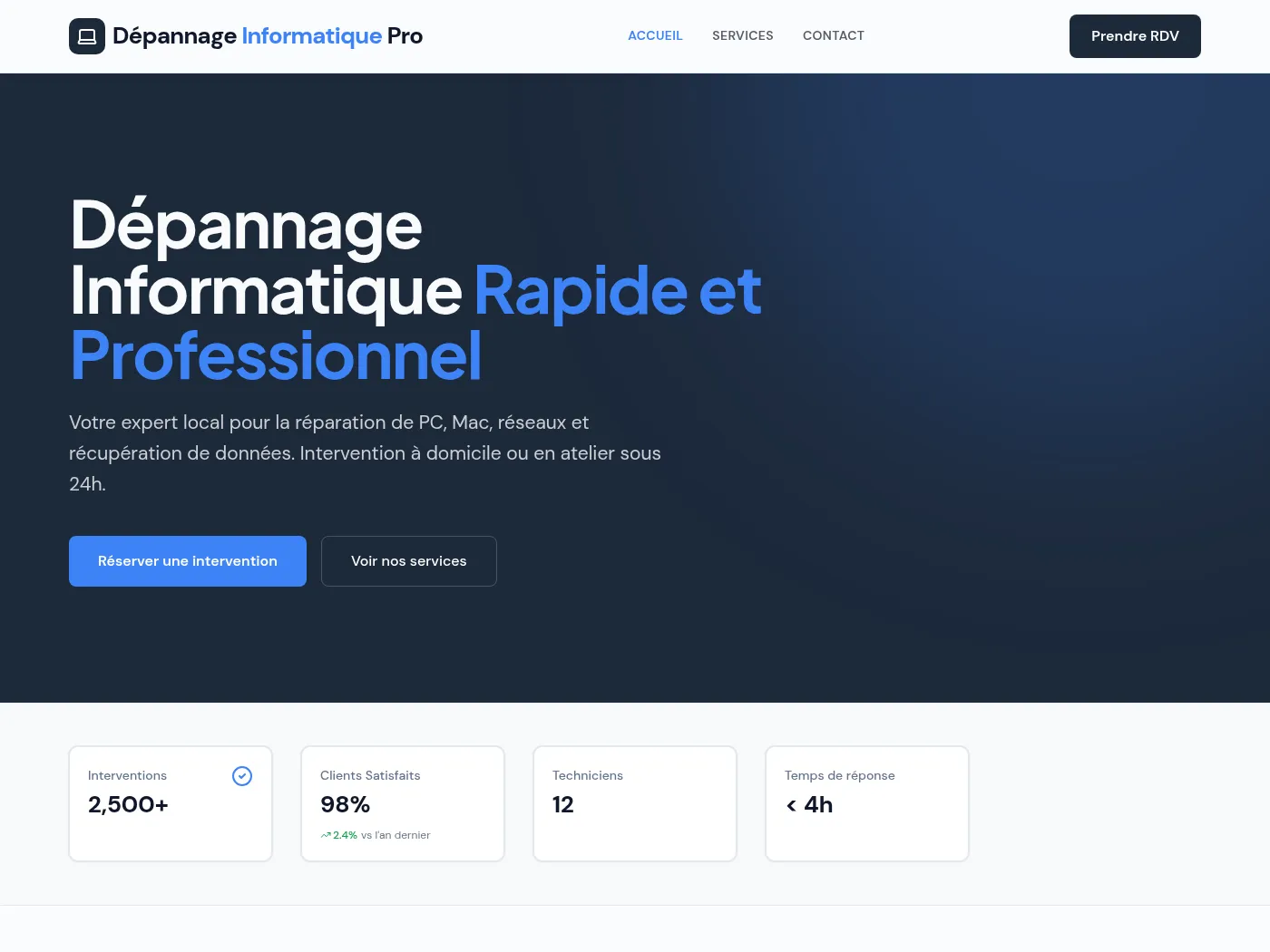 Dépannage Informatique Pro