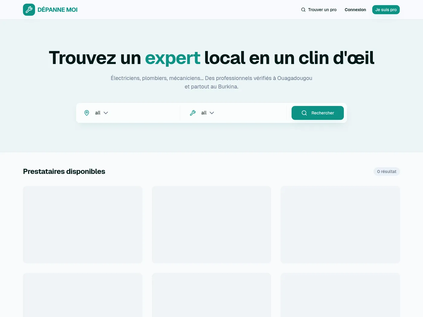 Dépanne Moi App