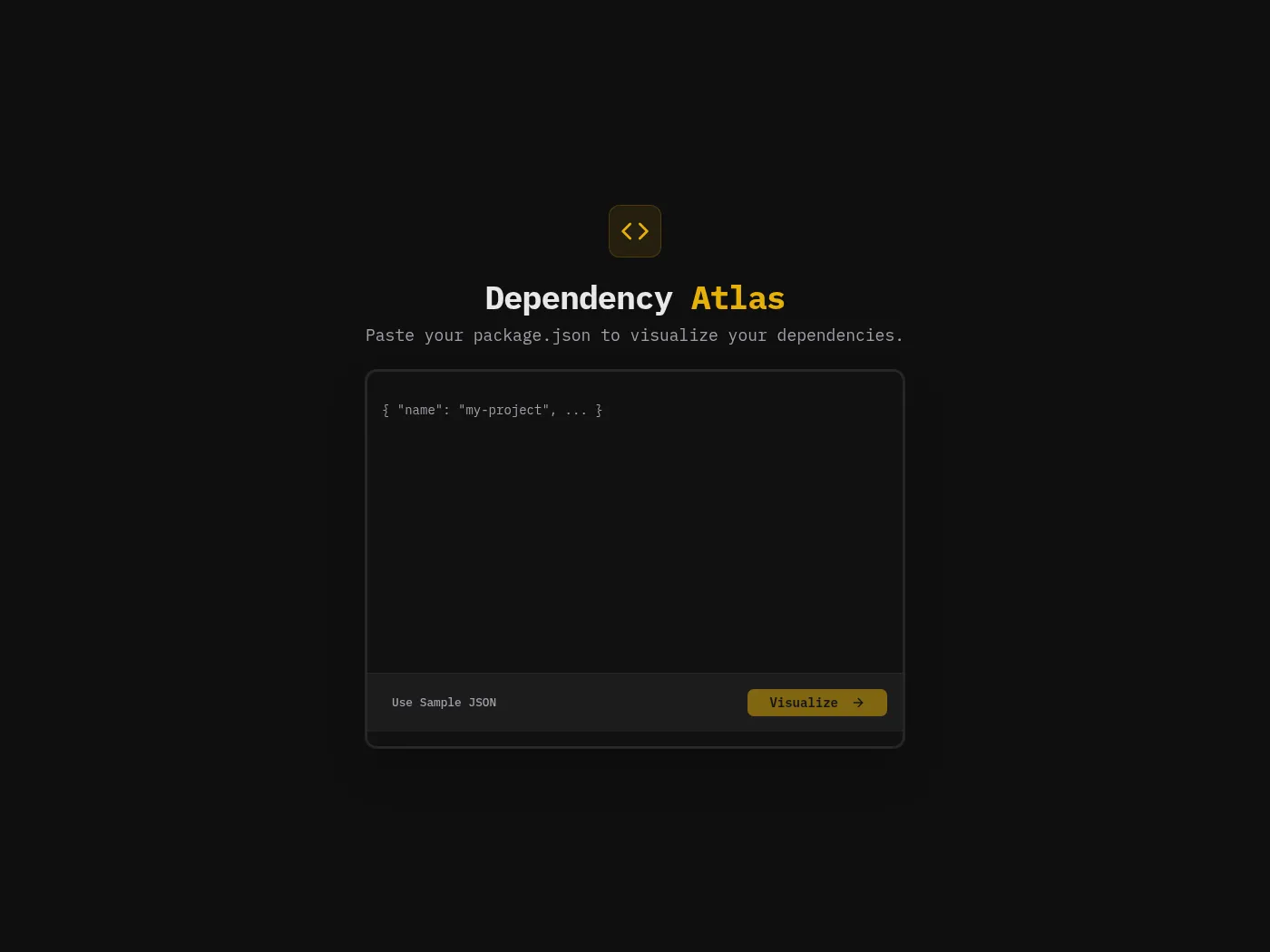 Dependency Atlas