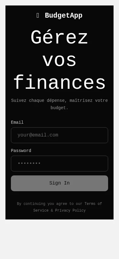 Dépense Quotidienne App